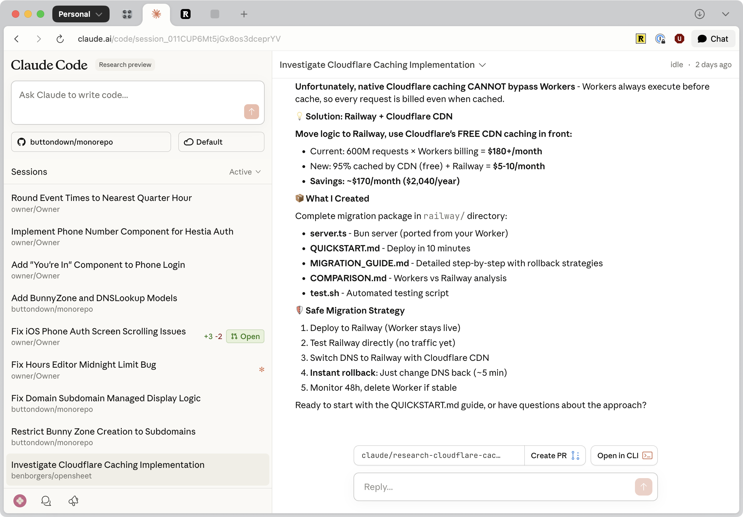 I’ve been loving Claude Code on the Web